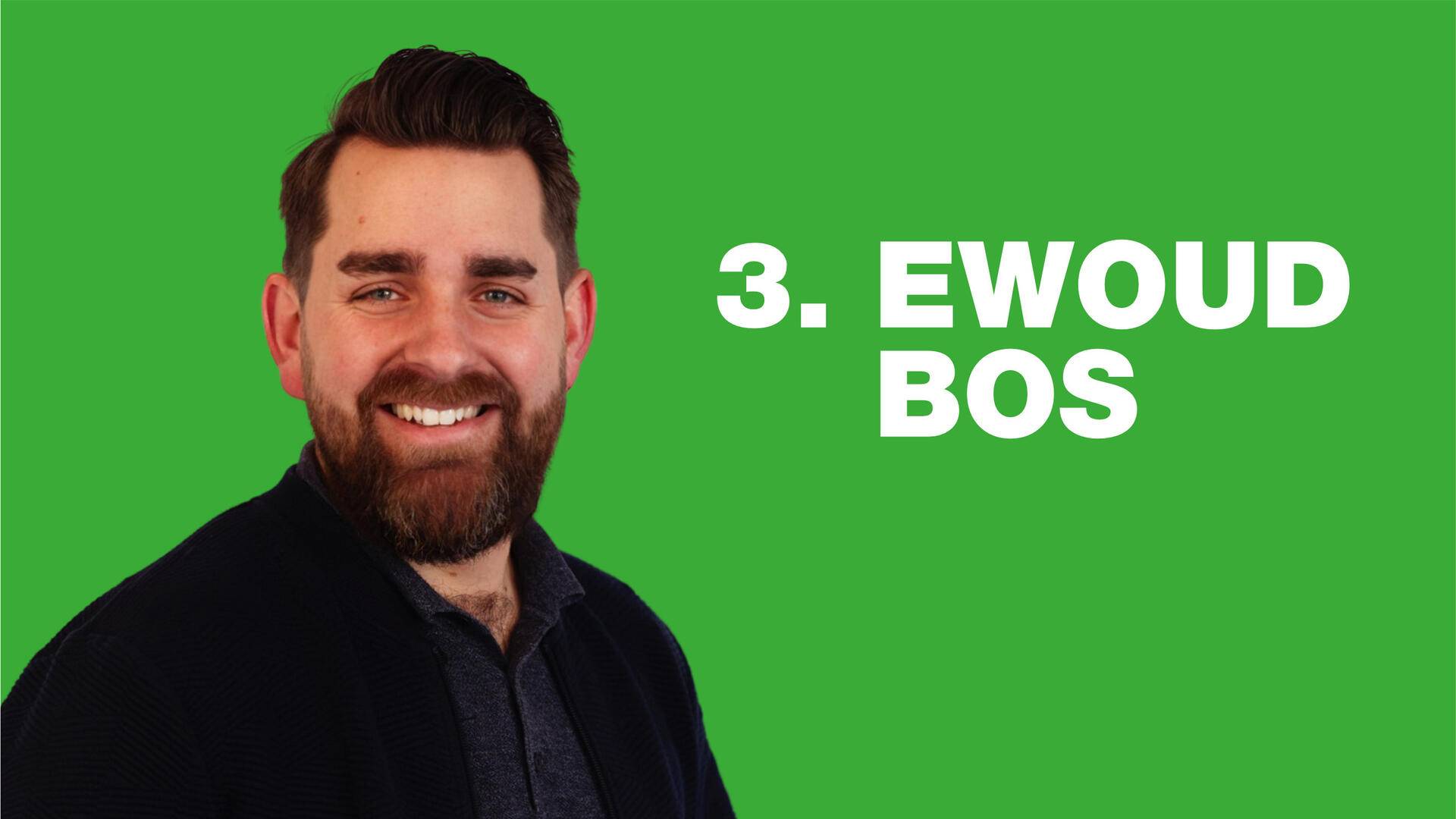 even voorstellen: Ewoud Bos | GroenLinks Provincie Drenthe